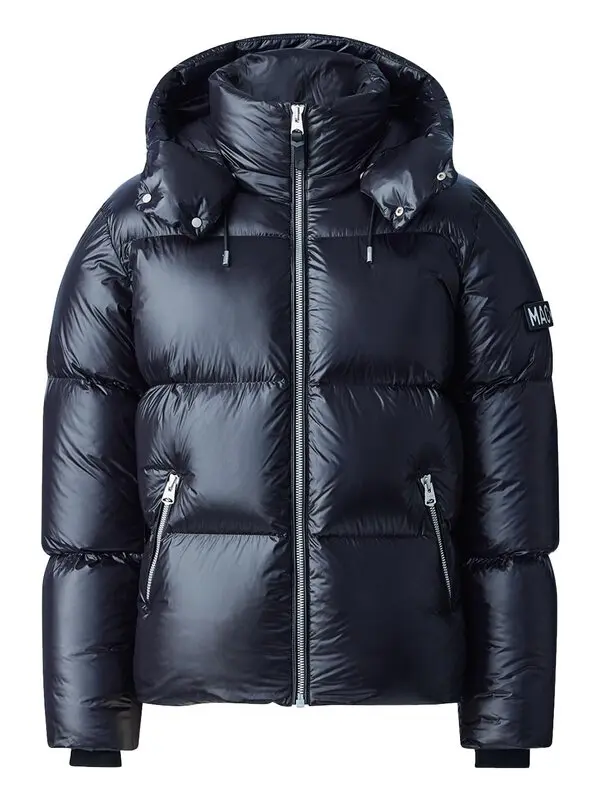 Mackage Kent Short Hooded Puffer Coat - Black