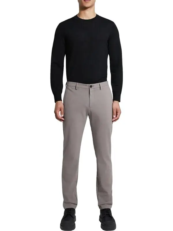 Theory Zaine Precision Ponte Slim-straight Pants - Sidewalk