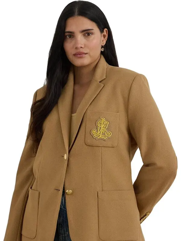 Ralph Lauren Bullion Jacquard Blazer - Classic Camel