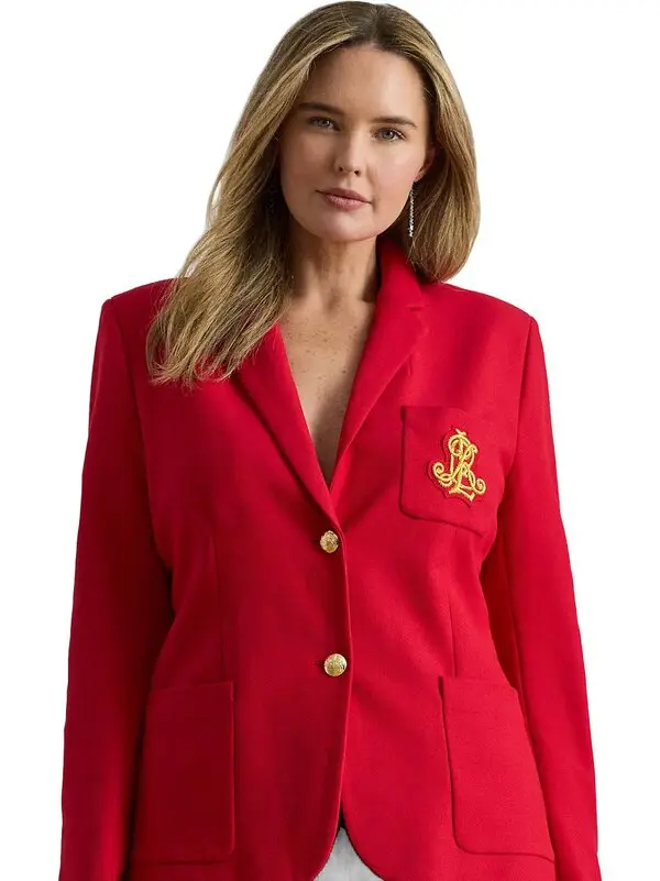 Ralph Lauren Bullion Jacquard Blazer - Cruise Red