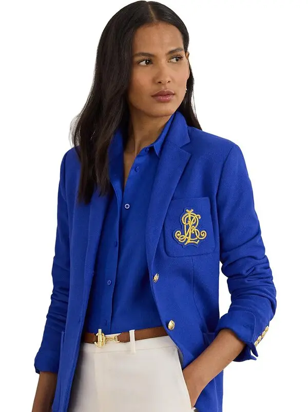 Ralph Lauren Bullion Jacquard Blazer - Cruise Royal
