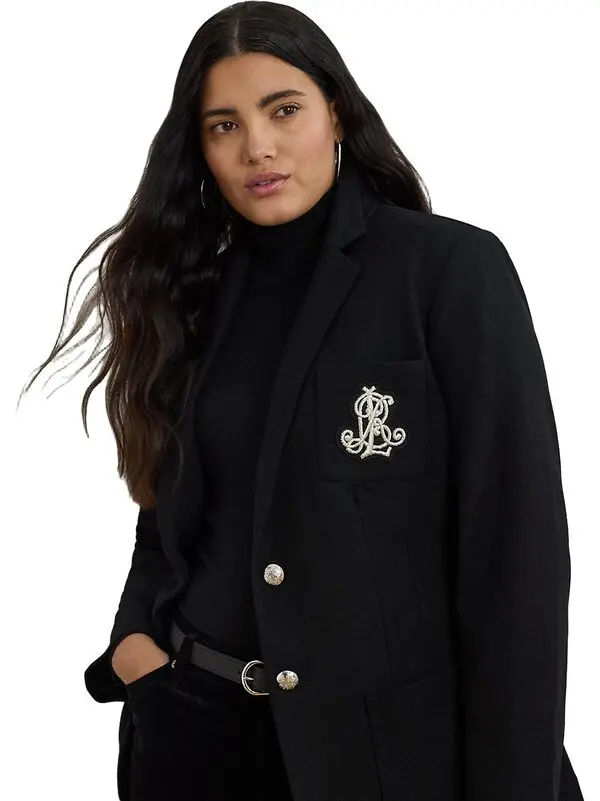 Ralph Lauren Bullion Jacquard Blazer - Polo Black