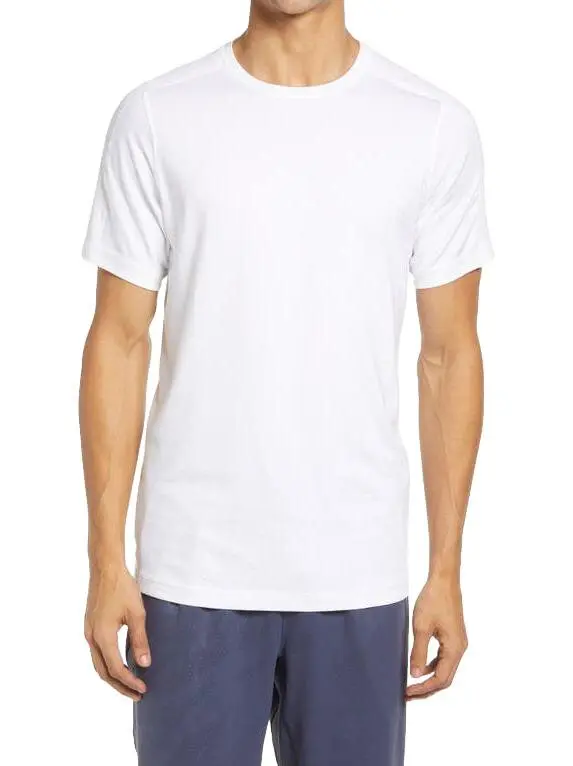 Mack Weldon 18-hour Jersey Crewneck T-shirt - Bright White