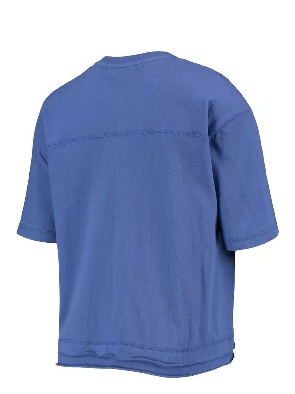 Junk Food Philadelphia 76ers Gradient Crop Top - Royal
