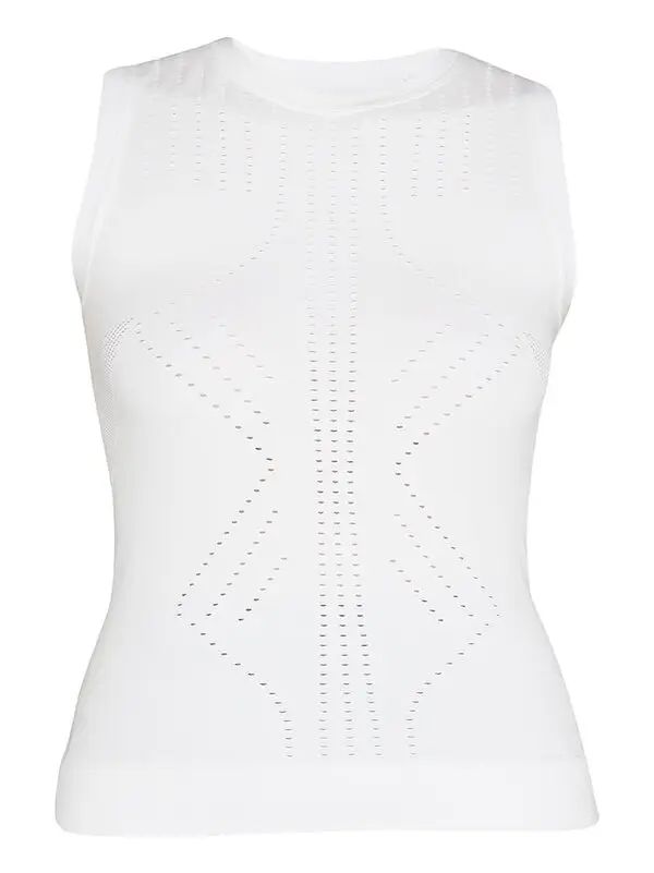 Blanc Noir Full Length Infinity Top - White