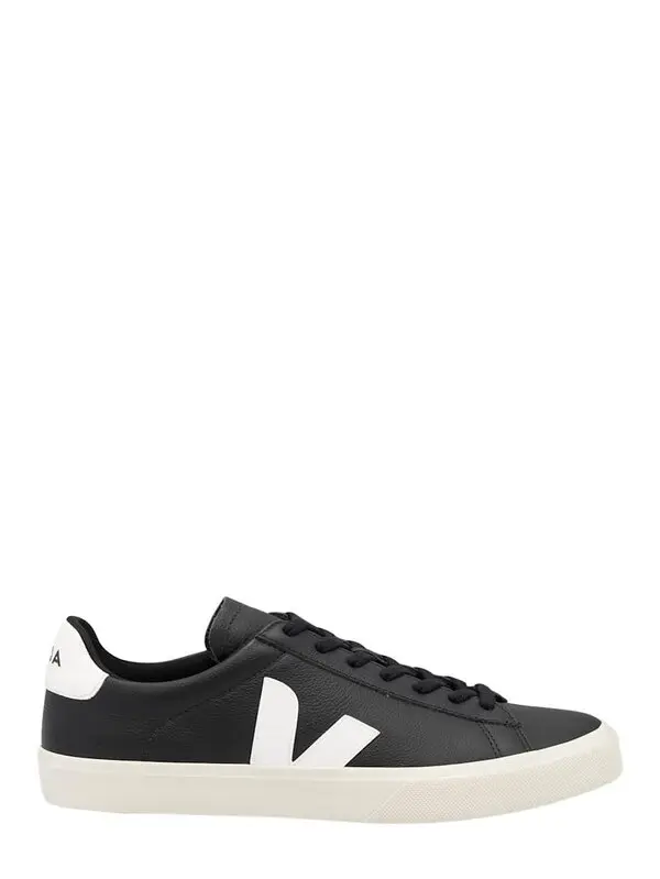 VEJA Campo Easy Two-tone Leather Sneakers - Black/white