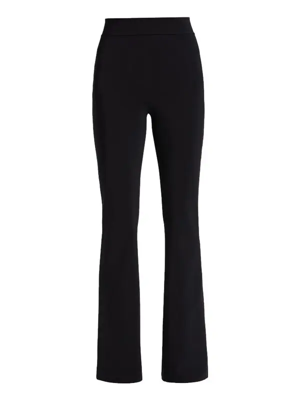 Chiara Boni La Petite Robe Venus High-waisted Flare Pants - Black