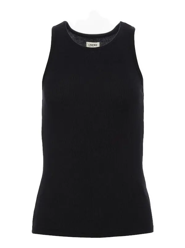 L'Agence Nia Racerback Tank - Black