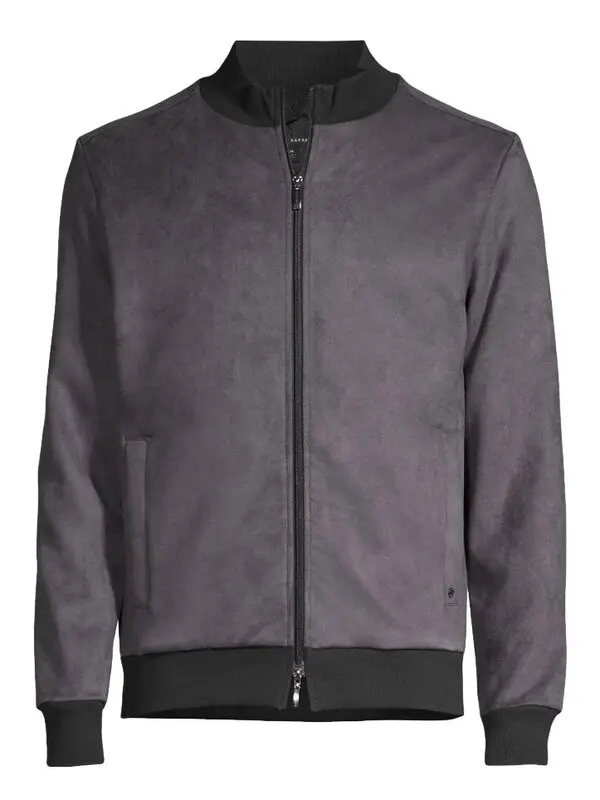 Robert Barakett Lachine Faux Suede Jacket - Black