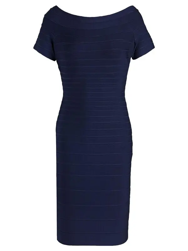 Herve Leger Bandage Mini Dress - Navy