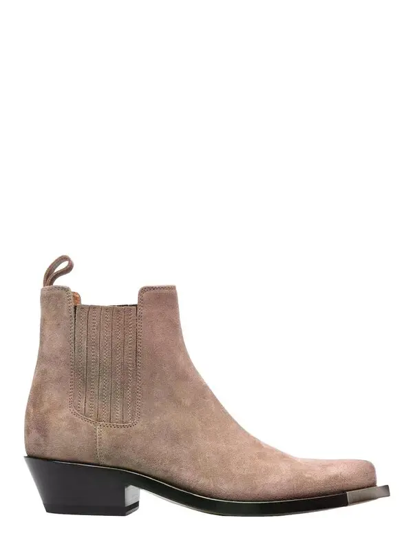 BUTTERO® Square-toe Ankle Boots - Neutrals