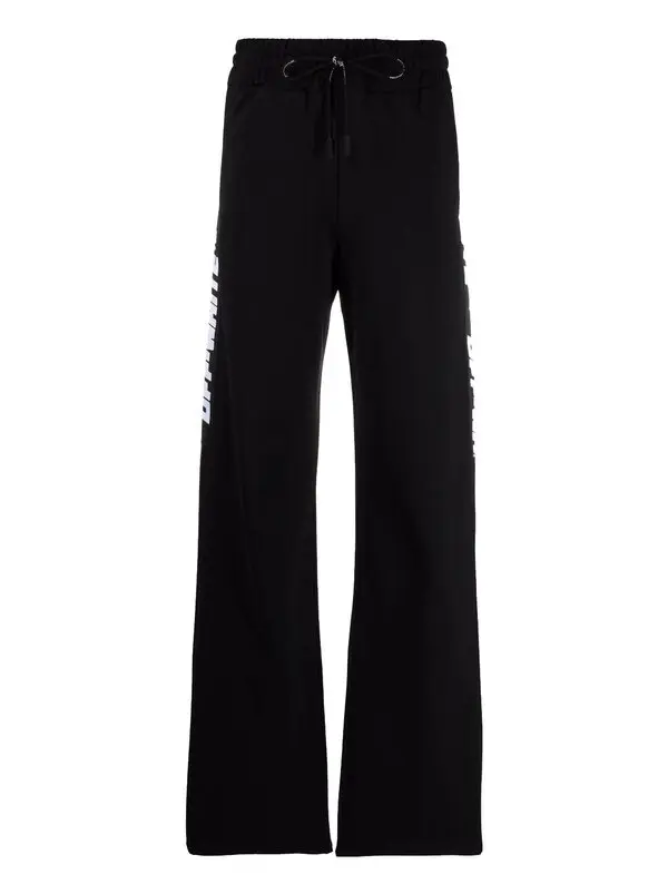 Off-White Logo-print Track Pants - Black
