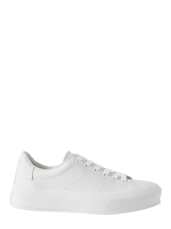 Givenchy City Court Leather Sneakers - White