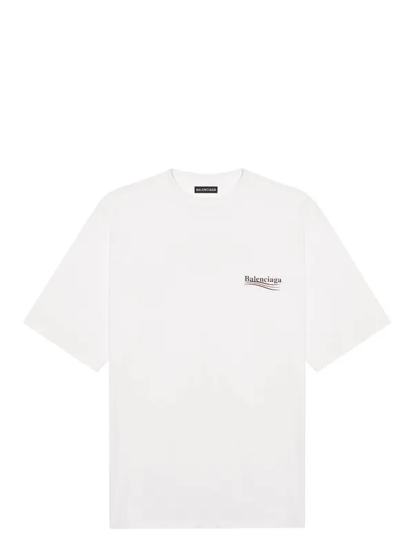 Balenciaga Political Campaign T-shirt - White