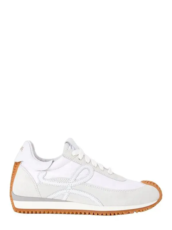 Loewe Flow Runner Monogram Logo Sneakers - White