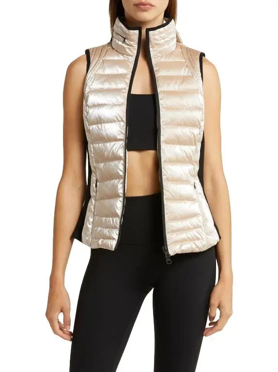 Blanc Noir Breakthrough Puffer Vest - Greige