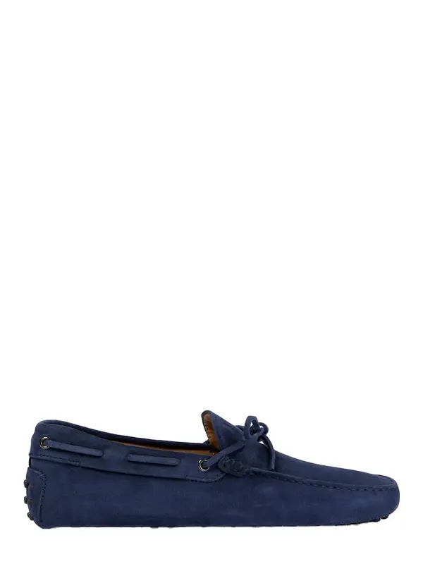 TOD'S Gommino Suede Driving Shoes - Blue