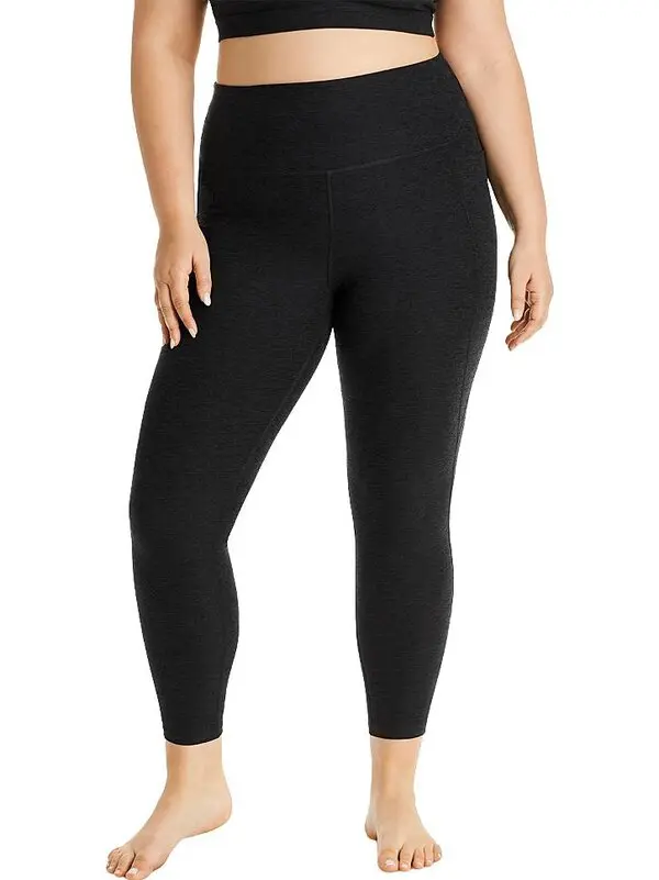 Beyond Yoga Out Of Pocket High Waisted Leggings - Darkest Night