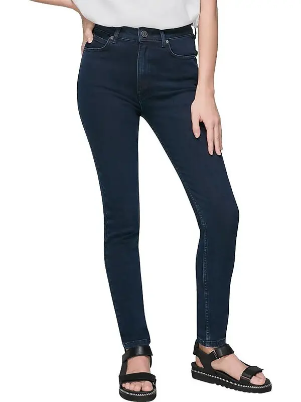 Whistles Sculptured Skinny Jeans - Dark Denim