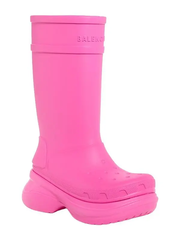 Balenciaga Crocs Rain Boots - Pink