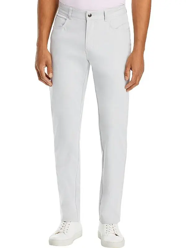 Peter Millar Crown Sport Performance Five-pocket Pants - British Gray