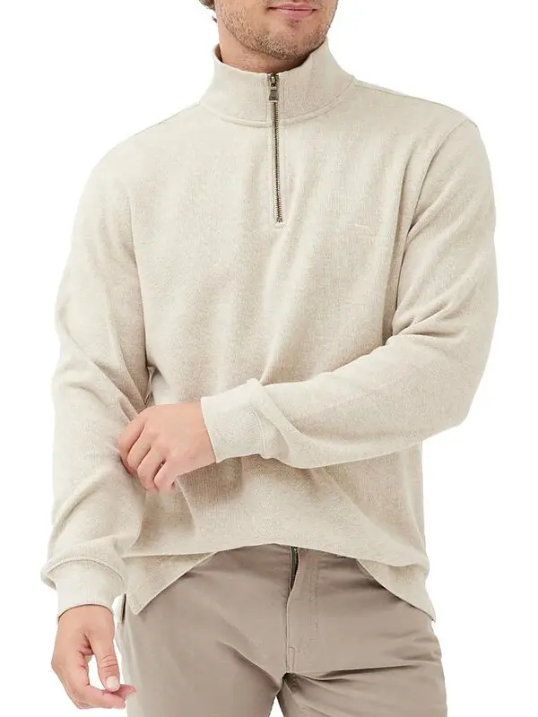 Rodd & Gunn Alton Ave Quarter Zip Sweater - Camel