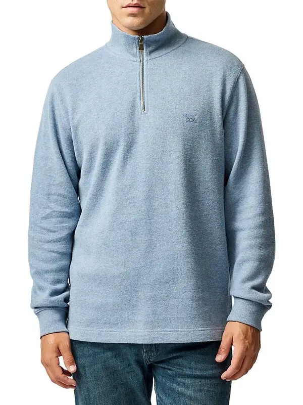 Rodd & Gunn Alton Ave Quarter Zip Sweater - Sky