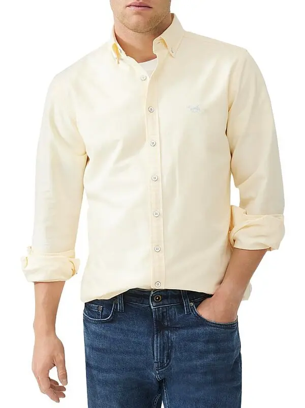 Rodd & Gunn Gunn Oxford Sports Fit Shirt - Lemon