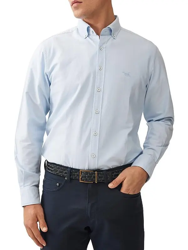 Rodd & Gunn Gunn Oxford Sports Fit Shirt - Powder Blue