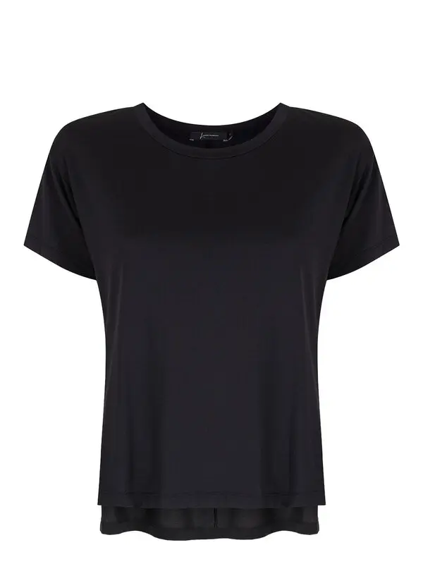 LENNY NIEMEYER Quadri Short Sleeves Blouse - Black