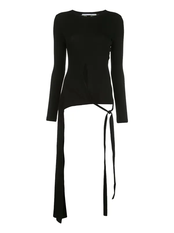 Rosetta Getty Long Sleeve T-shirt - Black