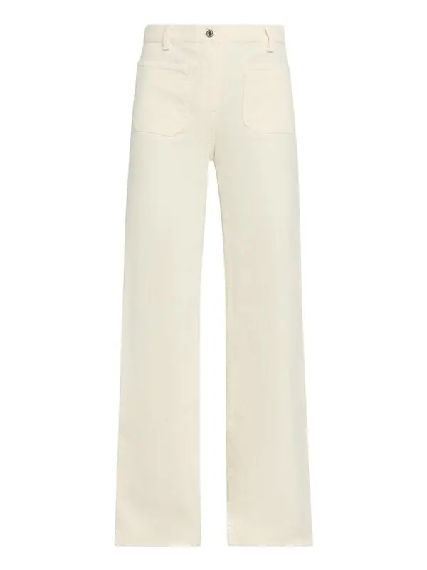 NILI LOTAN Florence Corduroy Pants - Stone