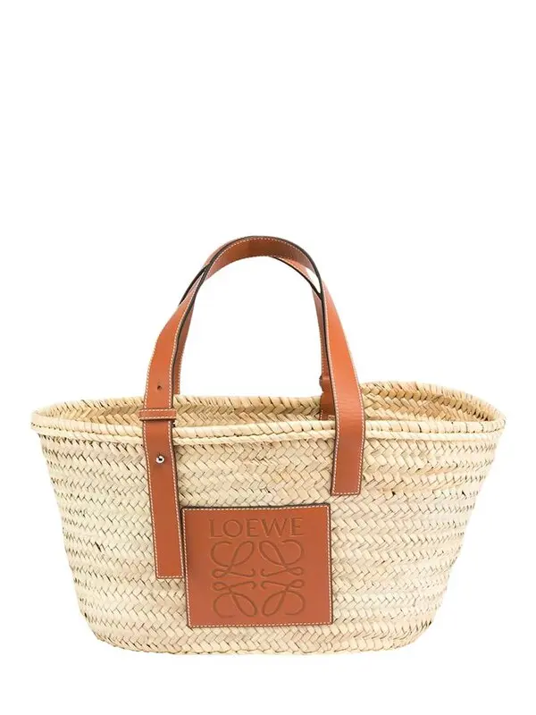 Loewe X Paula's Ibiza Small Basket Bag - Natural/tan