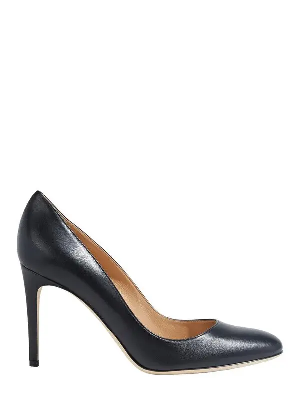 SERGIO ROSSI Madame 90 Leather Pumps - Black