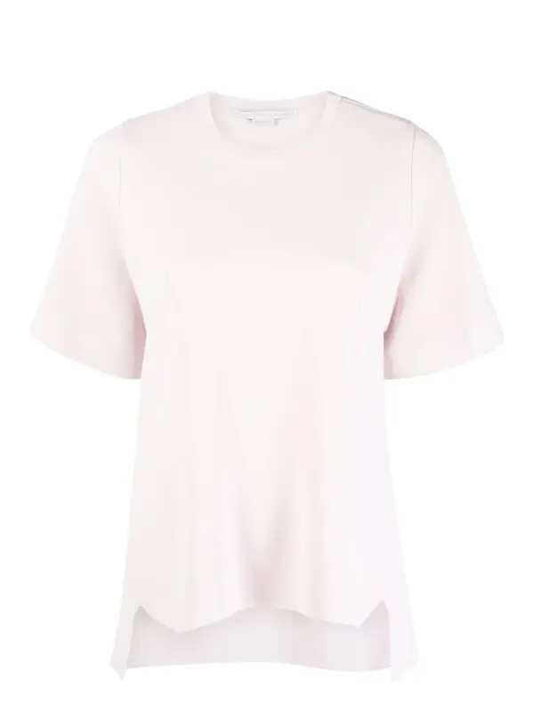 Stella McCartney High-low Hem T-shirt - Neutrals