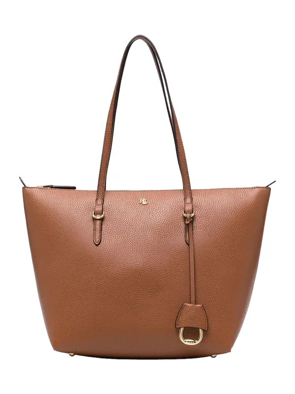 Ralph Lauren Logo-plaque Tote Bag - Brown