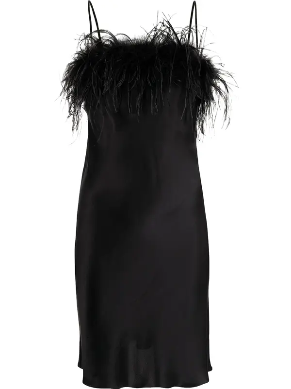 GILDA & PEARL Camille Slip Dress - Black