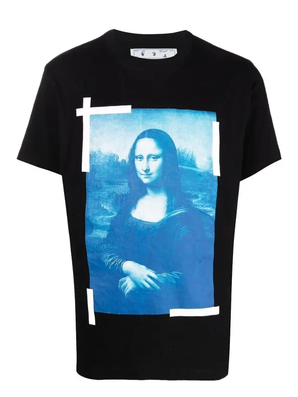 Off-White Monalisa Slim-cut T-shirt - Black