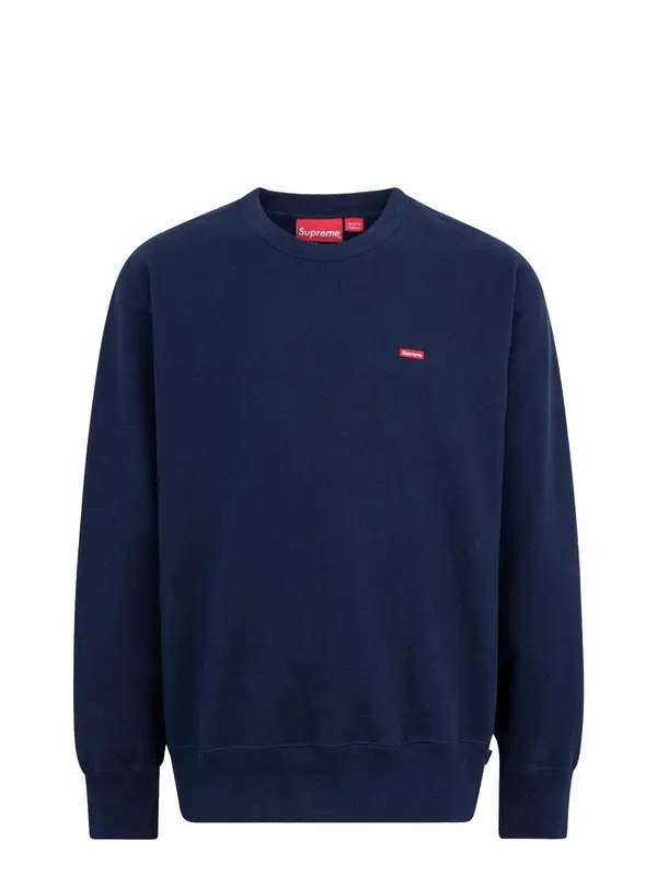 Supreme Small Box Logo Crewneck Sweatshirt - Blue