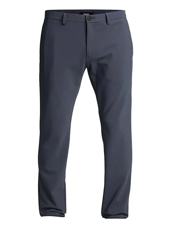 Theory Zaine Precision Ponte Slim-straight Chino Pants - Basalt