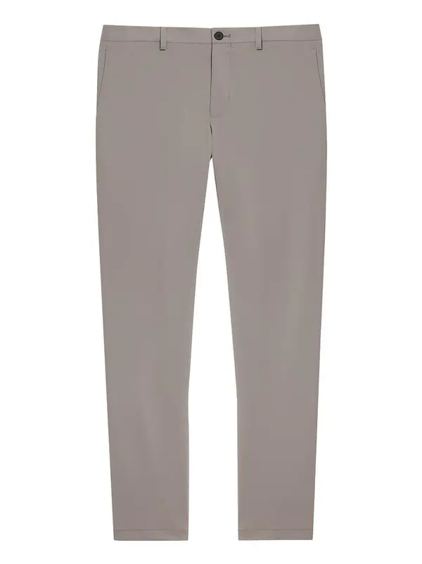 Theory Zaine Precision Ponte Slim-straight Chino Pants - Sidewalk