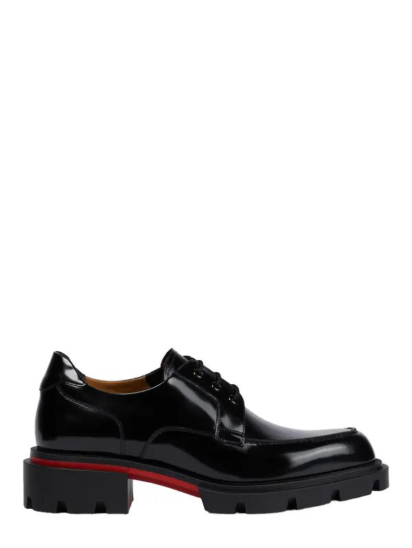 CHRISTIAN LOUBOUTIN Our Georges Lace-up Shoes - Black