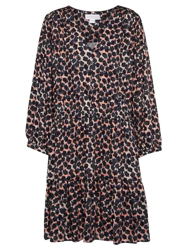 Velvet By Graham & Spencer Yena Printed Minidress - Multicoloured