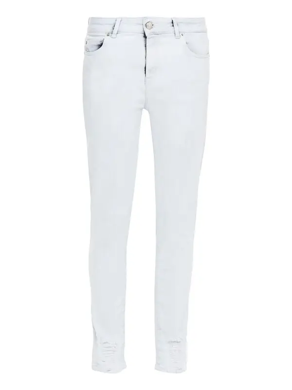 IRO PARIS Jelsa Distressed Skinny Jeans - Light Denim