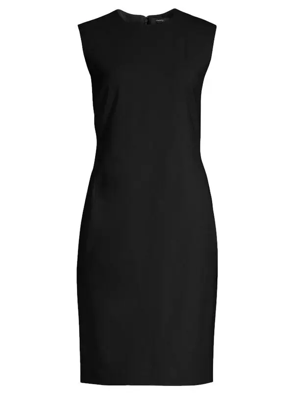 Theory Power Wool Dress - Black
