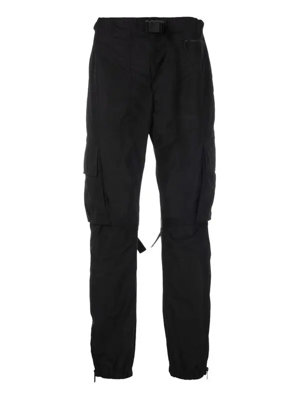 Off-White Straight-leg Cargo Trousers - Black