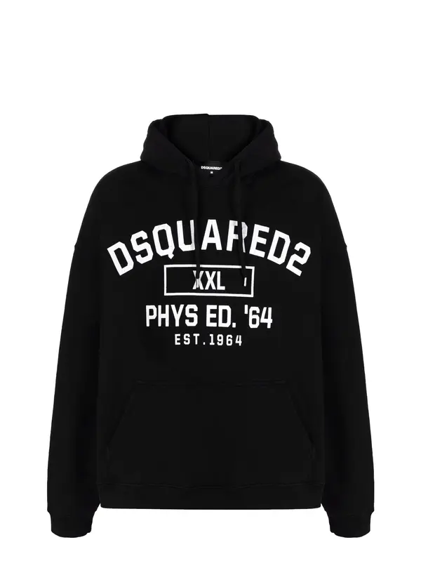 Dsquared2 Logo-print Hoodie - Black