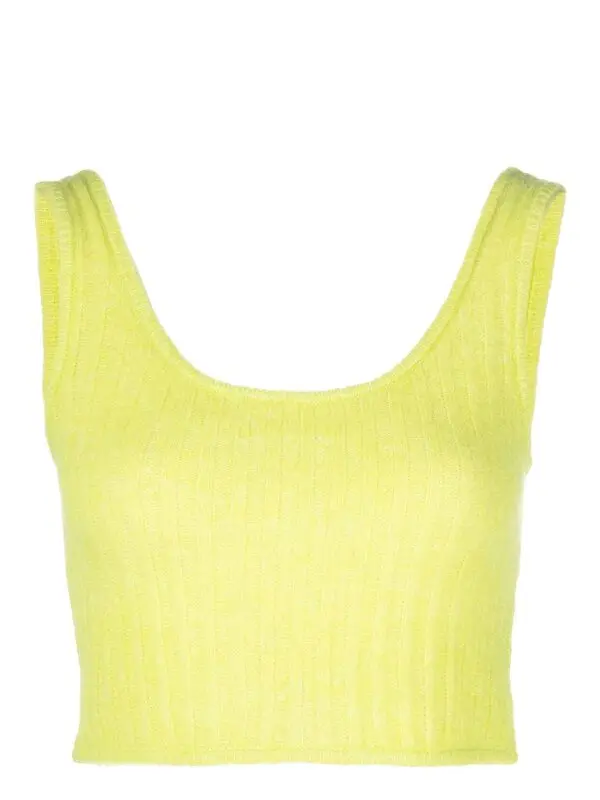 Baum Und Pferdgarten Cesya Ribbed-knit Tank Top - Green