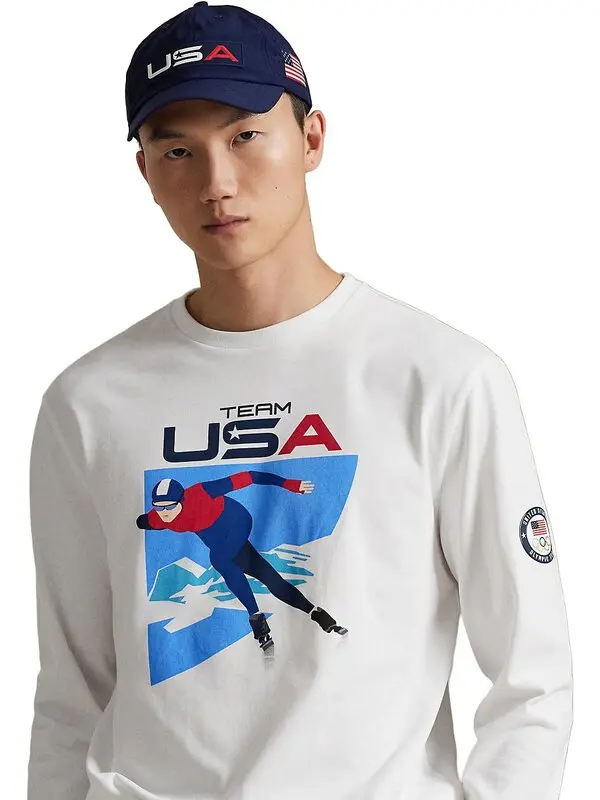 Ralph Lauren Team Usa Jersey Graphic T-shirt - White