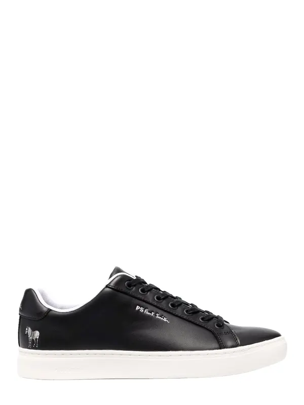 Paul Smith Lea Panelled Leather Sneakers - Black